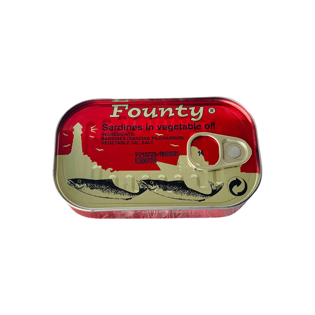 Founty. Sardines 125g | Épicerie Tropicale Plus